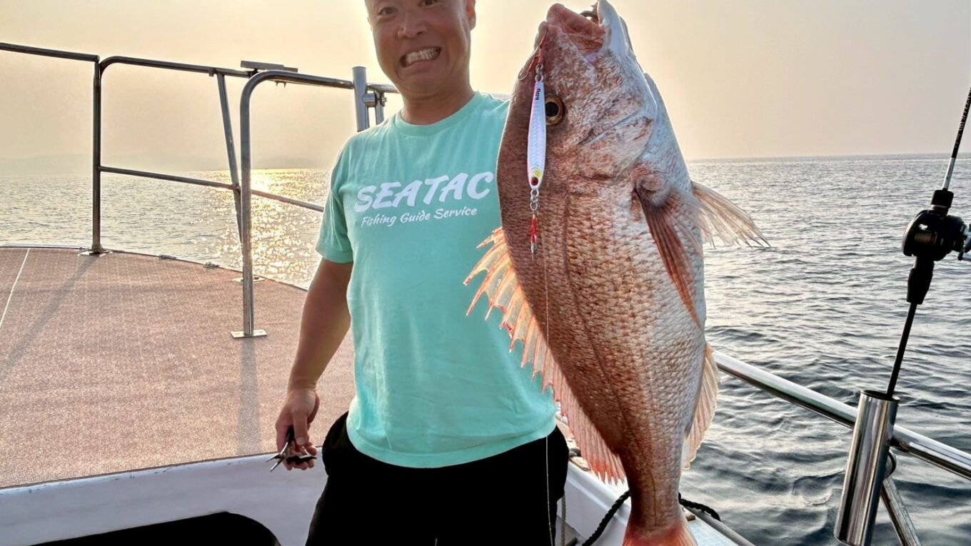 SLJ×TAIRABA｜SEATAC 和歌山 御坊 釣り船 タイラバ ジギング 午後便